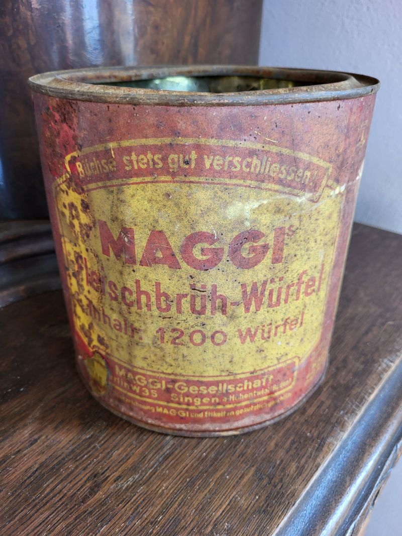 1a-Sammlerartikel - alte Blechdose von MAGGI - Dose - Fleischbrüh ...